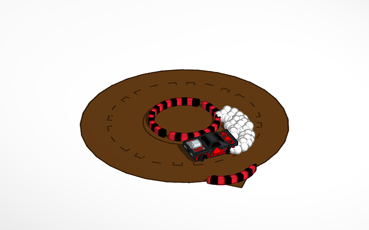 3D design Dirt Drift Muscle Car | Tinkercad