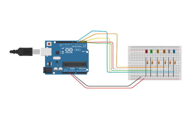 Circuit design DESAFIO 4 | Tinkercad