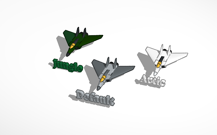 3D design Paint jobs for f-57 wolf - Tinkercad
