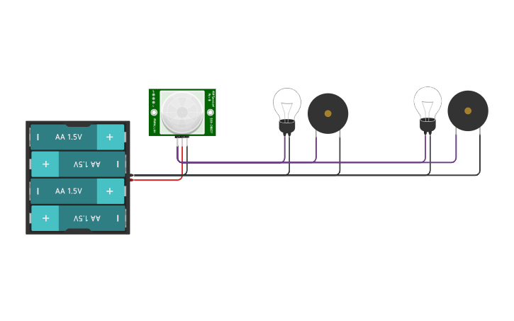 Circuit design Alarm System | Tinkercad