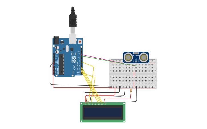 Circuit Design Lcd Tinkercad