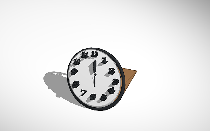 3D design Alarm Clock | Tinkercad