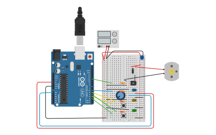 Circuit design Lab 1 Part C - Tinkercad