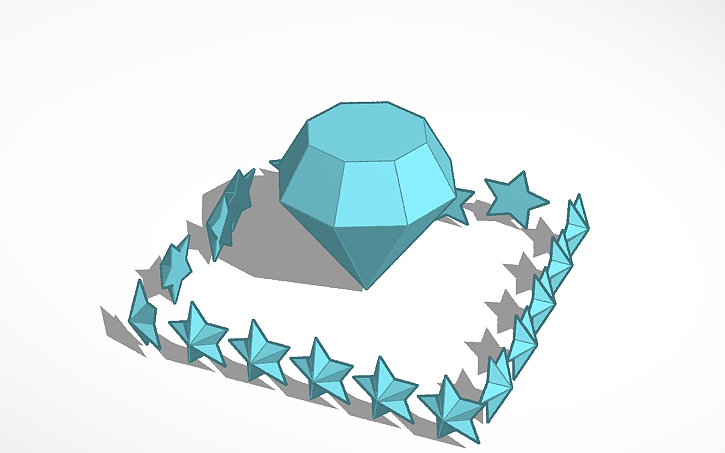 3D design diamond | Tinkercad