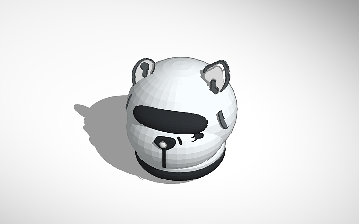 3D design Robot dog head WIP - Tinkercad