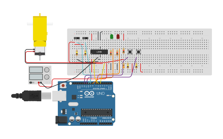Circuit design 4.1.3 Toll Booth | Tinkercad