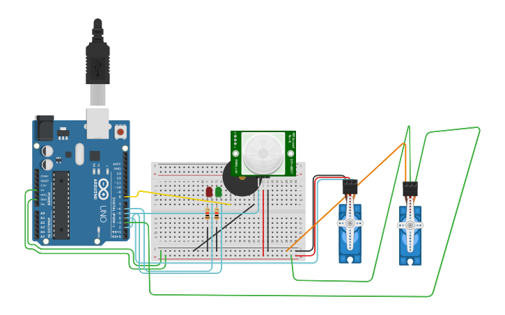 Circuit design 555 - Tinkercad