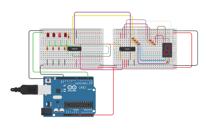 Circuit design Oppgave 5 del 3 | Tinkercad