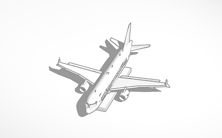 3D design Airplane - Tinkercad