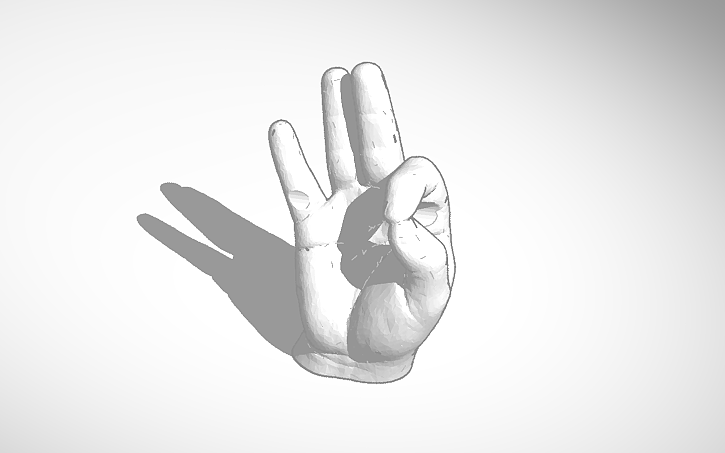 3D design Paint Your Own Meme Hand | Tinkercad