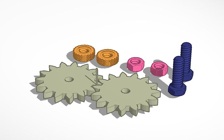 3D design engrenage OF | Tinkercad