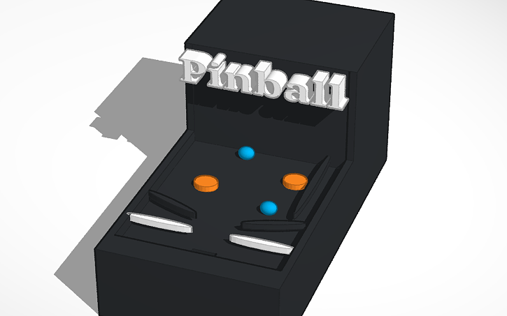 3D design Pinball - Tinkercad