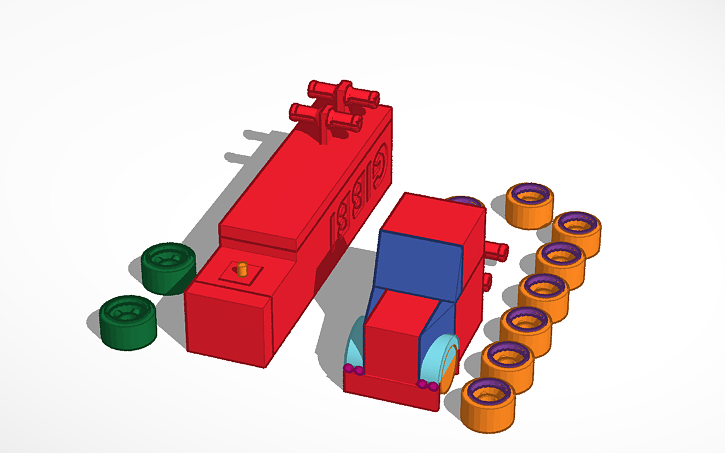 3D design truck - Tinkercad