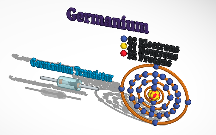 3D design Germanium Chemistry Project | Tinkercad