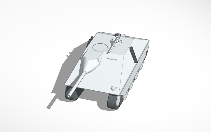 3D design Hetzer | Tinkercad