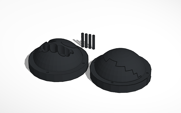 3D design Sonic Colors: Void Wisp 1/4 Parts | Tinkercad