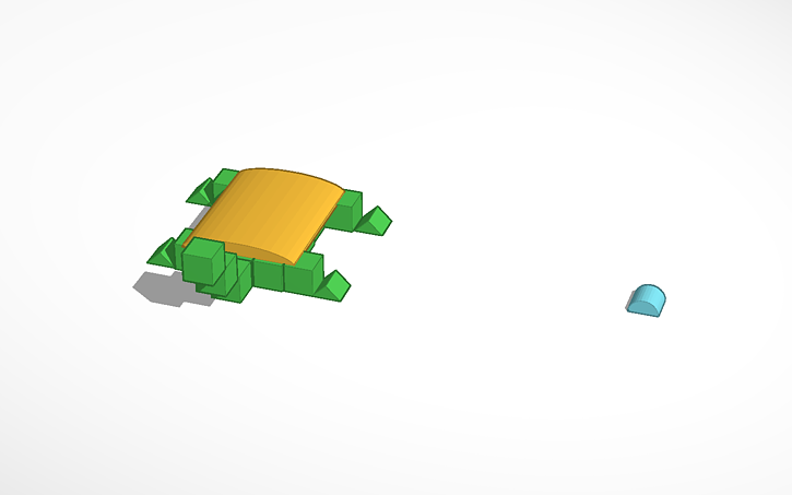 3D design turtle | Tinkercad
