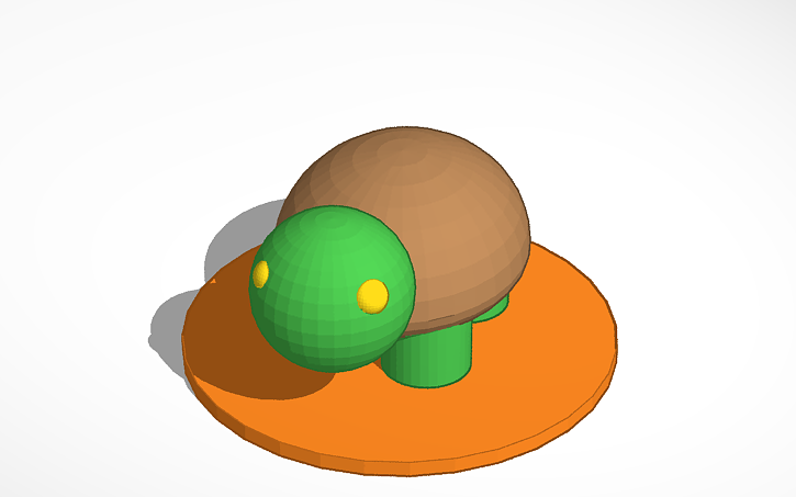 3D design Turtles - Tinkercad