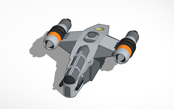 3D design Razor Crest - Tinkercad