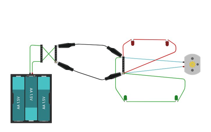 Circuit design Copy of car electric circuit - Tinkercad