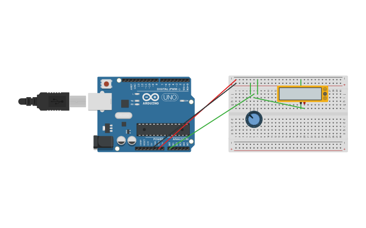 Circuit design week 7- lab 3 level1 - Tinkercad