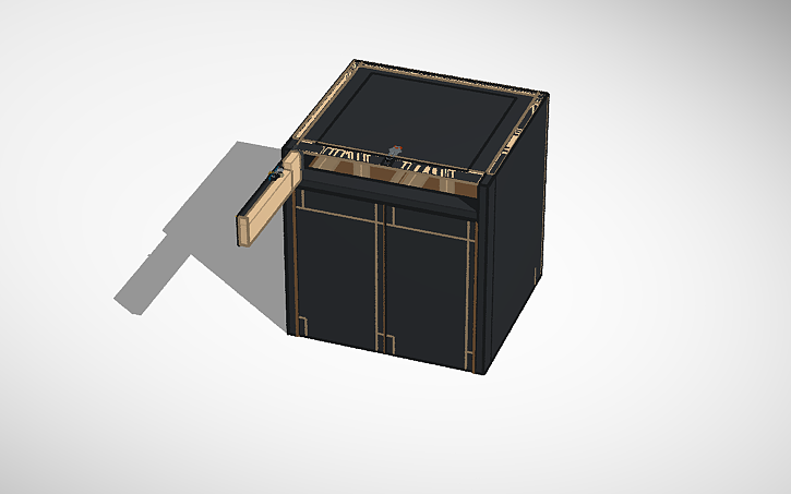 3D design Automated Waste Segregation System - Tinkercad