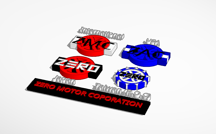 3d Design Zero Badges Some Of Them Tinkercad