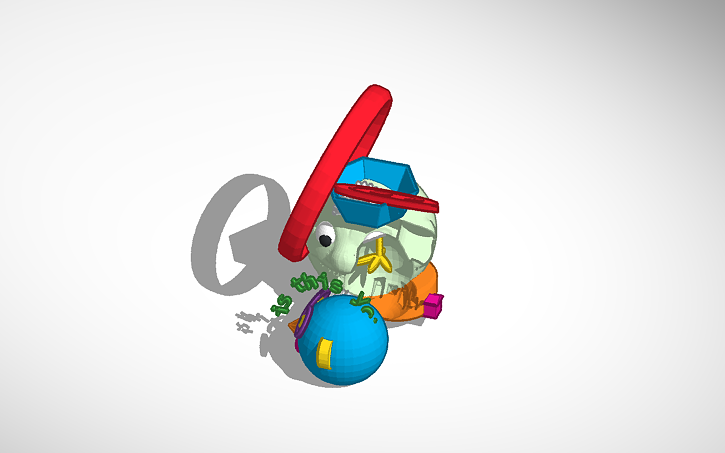 3D design Funny face | Tinkercad