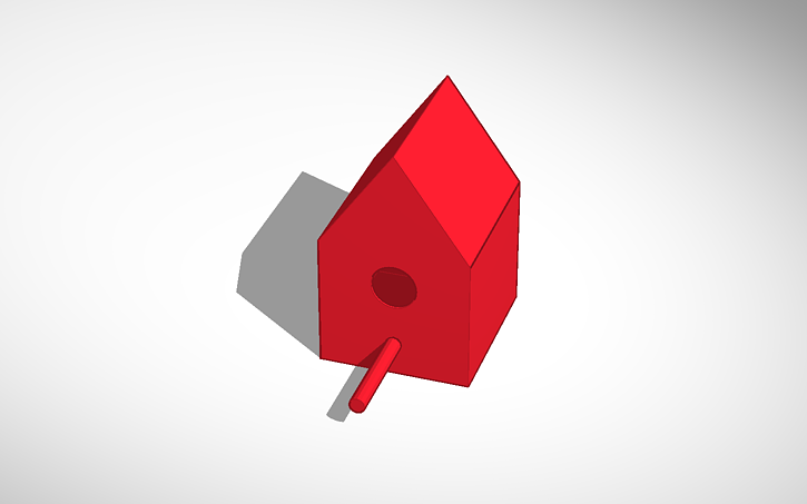 3D design Birdhouse for Pidgeon | Tinkercad