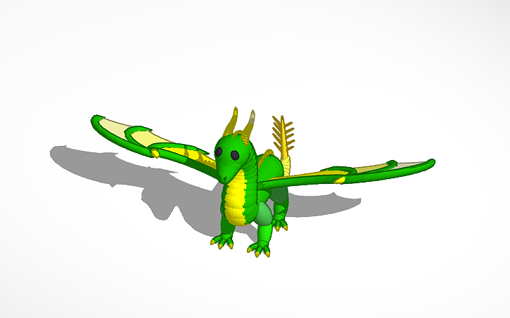 3D design Dragon - Tinkercad