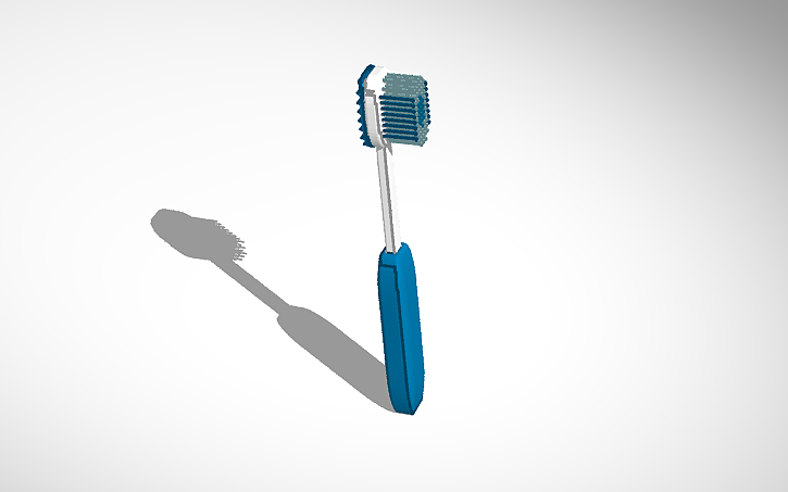 3D design Tooth Brush - Tinkercad