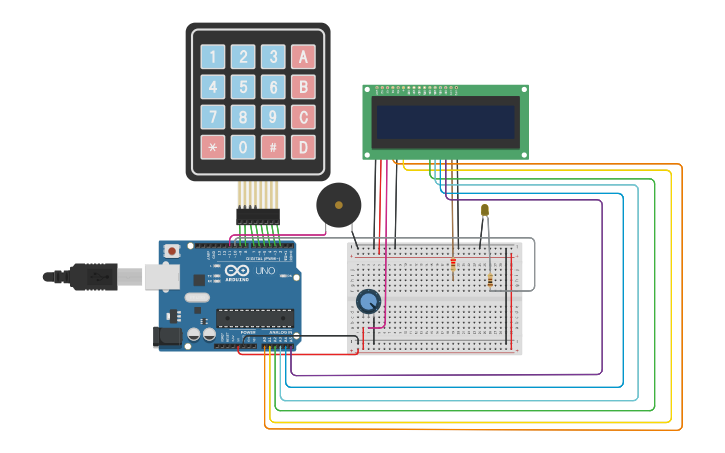 Circuit design Código Morse - Tinkercad