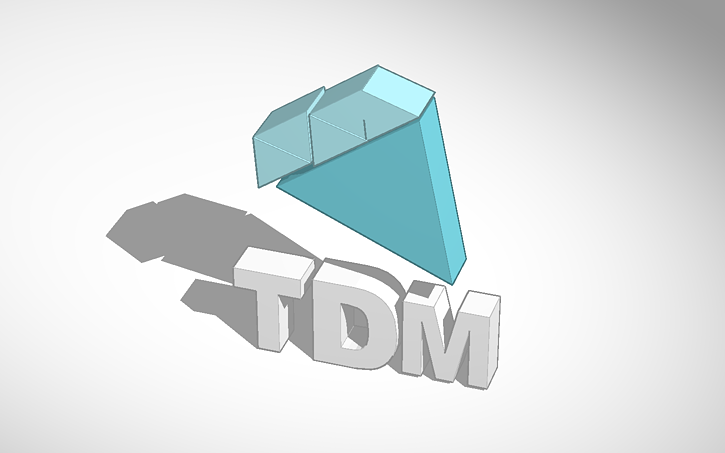 3D design Copy of DanTDM Logo - Tinkercad