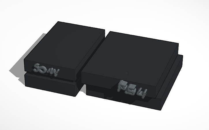 3D design PS4 - Tinkercad