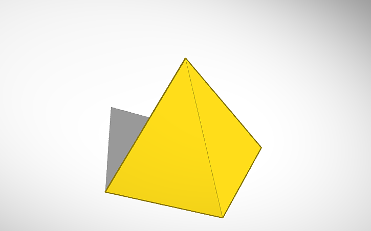 3D design Triangle - Tinkercad