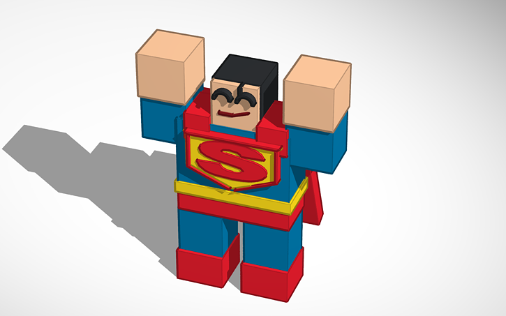 3D design MINECRAFT MODELO SUPERMAN | Tinkercad