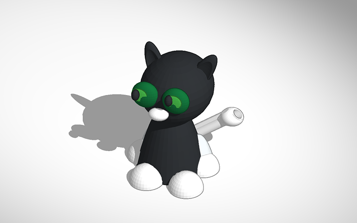 3D design cat | Tinkercad