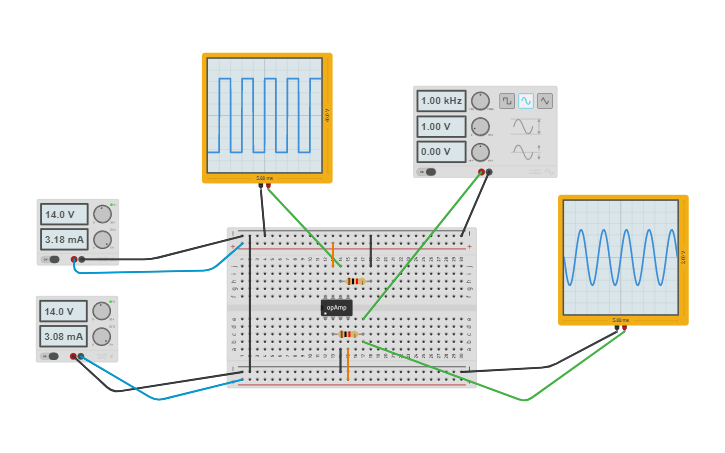 Circuit design Exp1 Analog Lab by Tushar | Tinkercad