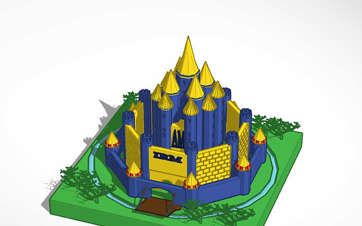 3D design Castle_Final - Tinkercad