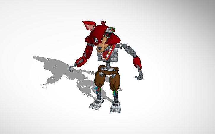 3D design Ignited Foxy - Tinkercad