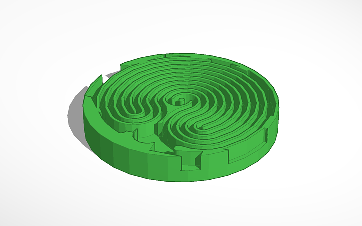 3D design Maze - Tinkercad