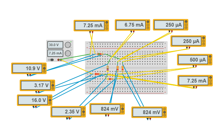 Circuit design TinkerCad HW#2 | Tinkercad