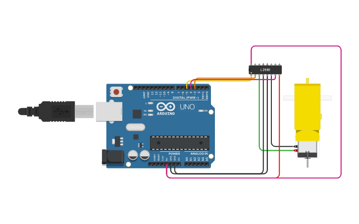 L298N Tinkercad: Hướng Dẫn Điều Khiển Động Cơ Hiệu Quả Với Arduino