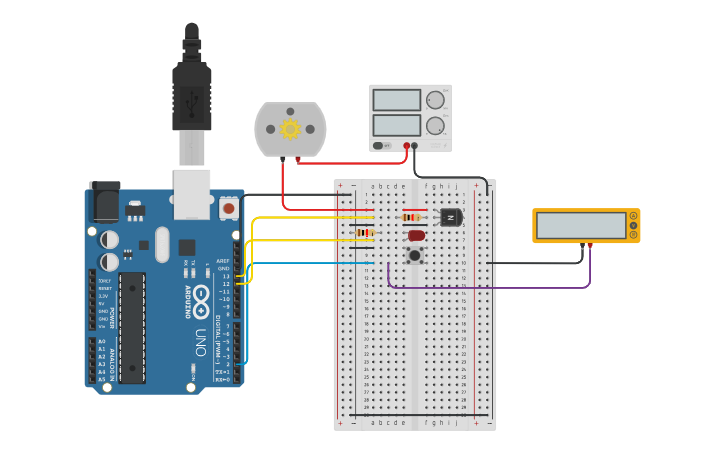 Circuit design Simple Finite State Machine - Tinkercad Circuit design Simple Finite State Machine - Tinkercad