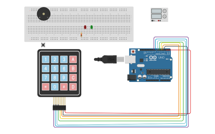 Circuit design "Arduino Based Face Recognition Door Lock System ...