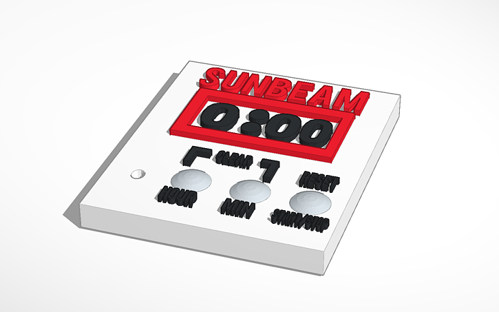 3D design Timer!! | Tinkercad