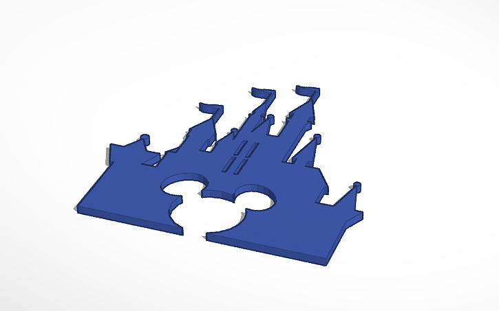 3D design Disney Castle - Tinkercad