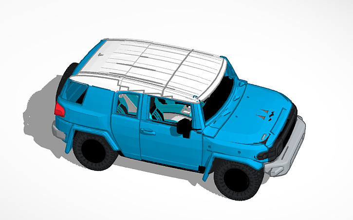 3D design FJ Cruiser 2014 - Tinkercad