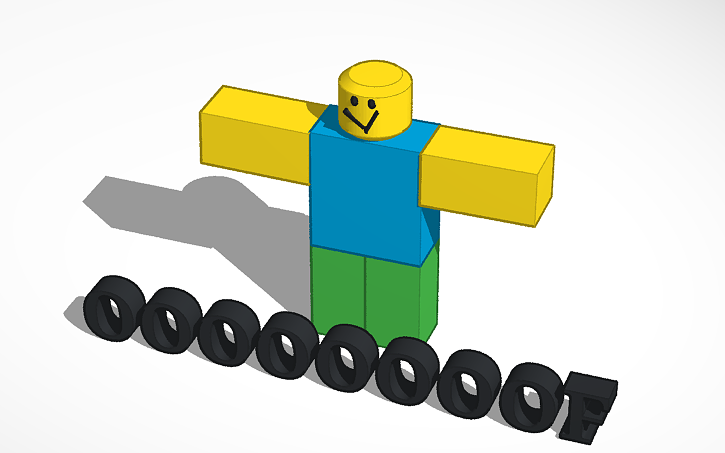 3D design roblox noob - Tinkercad