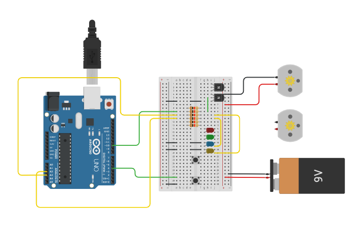 Circuit design assignment 5 - Tinkercad